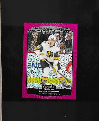 ZACK HAYES-VEGAS GOLDEN KNIGHTS! 22-23 OPC PLATINUM VIOLET PIXELS ...