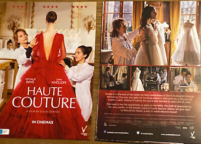 Haute Couture Promo Flyer Only *NOT A DVD* Nathalie Baye, Lyna Khoudri ...