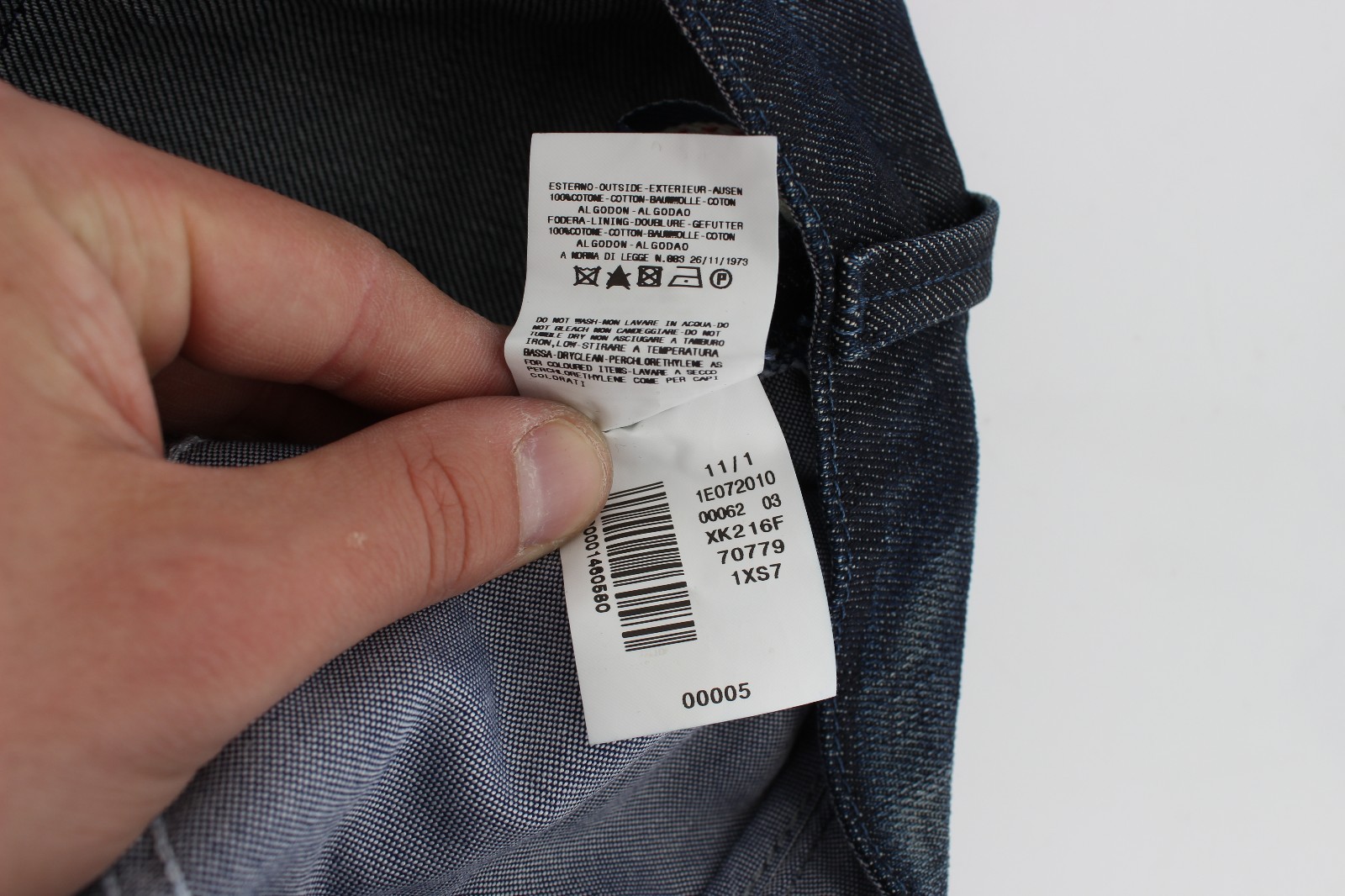 ACHT Jeans Blue Cotton Regular Straight Fit Trousers s. W34 / IT48 RRP ...