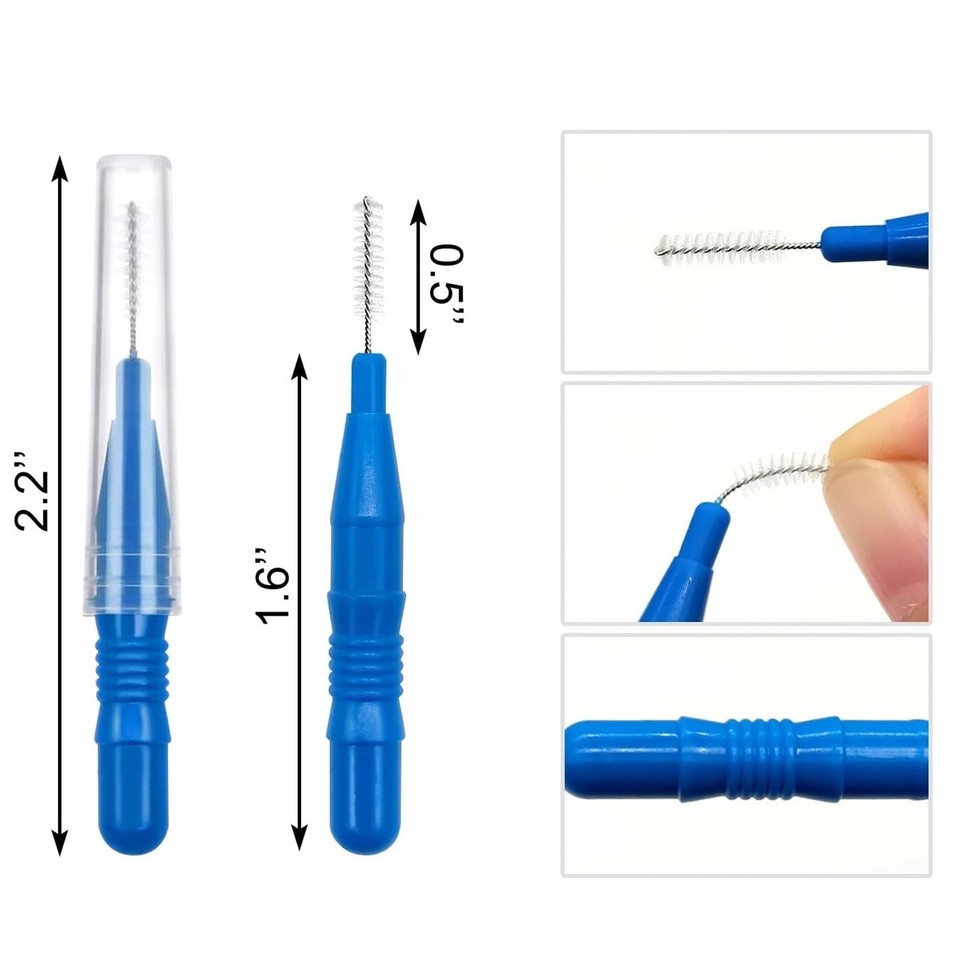 Dental Orthodontic Interdental Brush Floss Sticks Tooth Floss Teeth ...