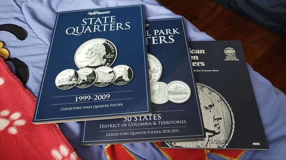50 State Quarters Album Territories Collector Coin Folder Collecting ...