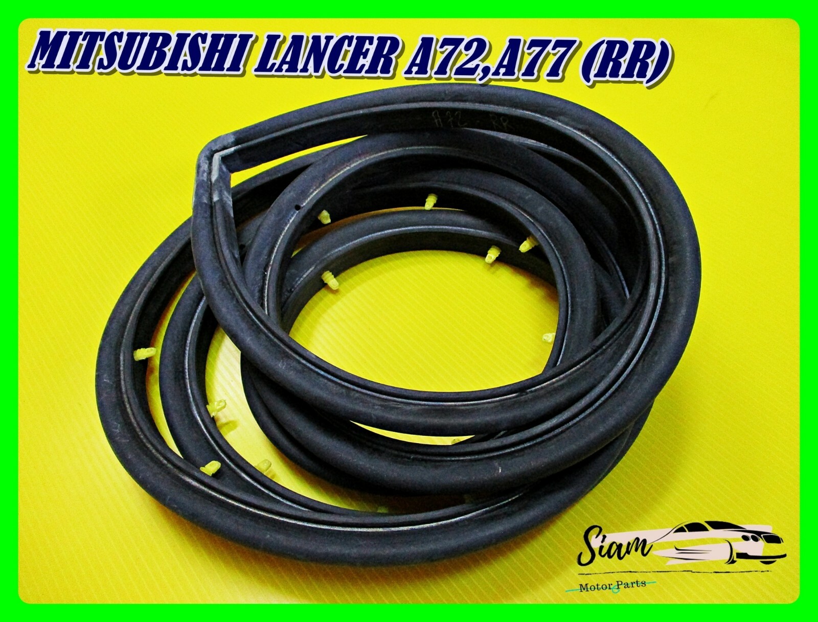 With for Mitsubishi Lancer A72 A77 Door Rubber Window Seal // RR ...