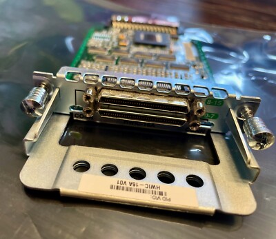 CISCO HWIC-16A - 16-Port Async HWIC WAN Interface - Free Shipping!!! | eBay