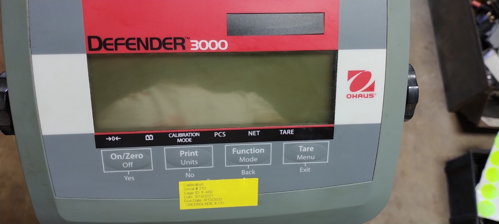 OHAUS T31P FLOOR SCALE WITH DEFENDER 3000 DISPLAY | eBay