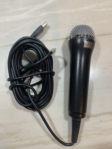 Rockband USB Microphone Wii Playstation 2 3 PS2 PS3 Xbox 360 Logitech ...