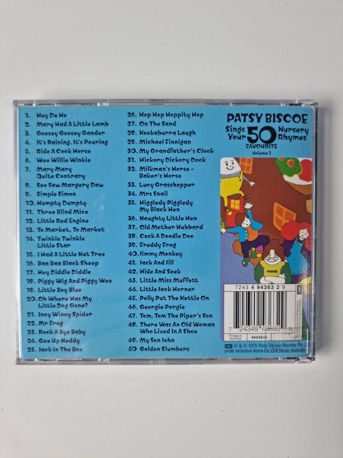 Patsy Biscoe (Sings Your Fifty favorite) 50 Nursery Rhymes Vol.1 CD ...