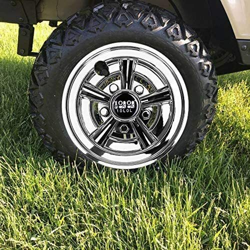 8 Inch Golf Cart Wheel Covers Hub Caps for EZGO Club Car Yamaha,Set of ...