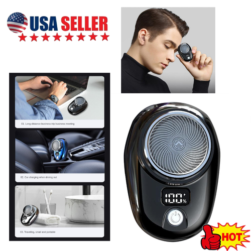 Portable Electric Razor Mini-Shave for Men USB Rechargeable Shaver ...