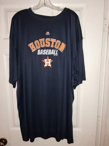 majestic Houston Astros Baseball T-shirt Size 3XT | eBay