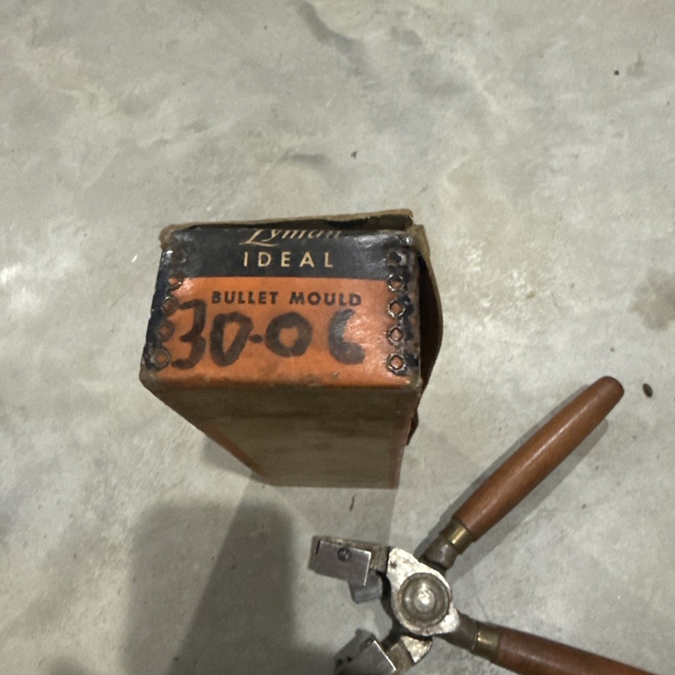 Lyman Ideal Bullet Mold, 308, 30-06 Bullet Mold, Vintage Bullet Mould ...