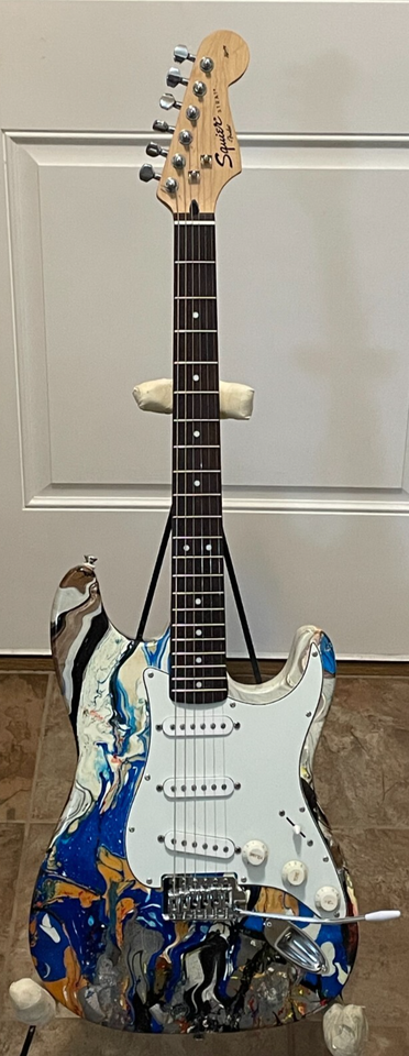 Fender Stratocaster Electric Guitar Swirl Paint | eBay