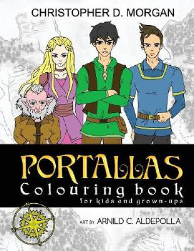The PORTALLAS Colouring Book for kids and grown-ups (Portallas ...