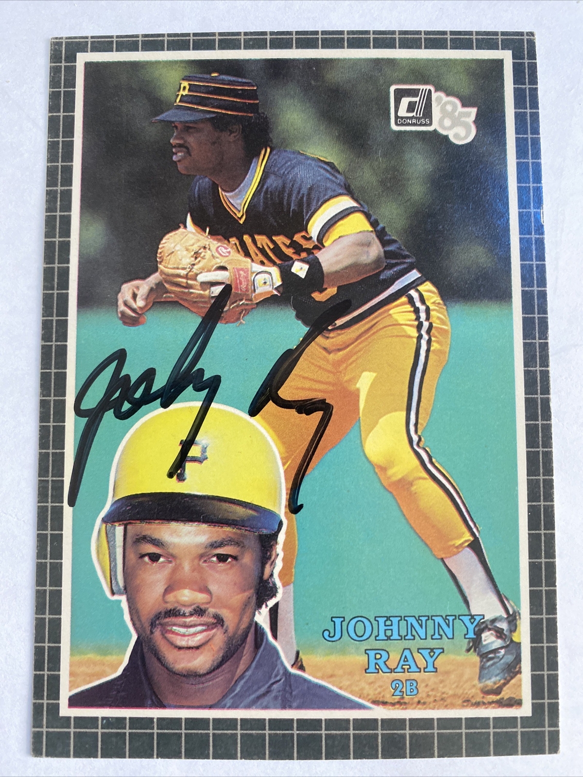 1985 Donruss Action All-Stars #50 Johnny Ray AUTOGRAPHED Card ...