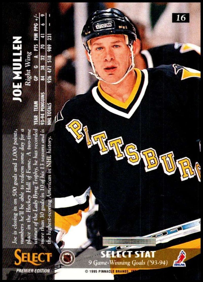 1994-95 Select #16 Joe Mullen NM-MT Penguins | eBay