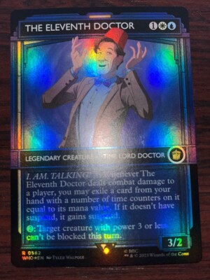 1x FOIL SHOWCASE THE ELEVENTH DOCTOR - Doctor Who - MTG - Magic the ...