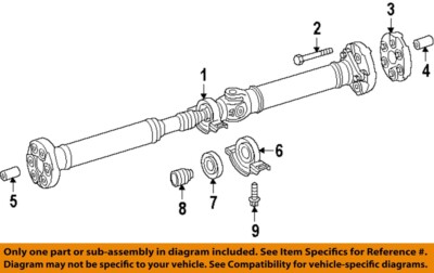 MERCEDES OEM 15-23 C300 Rear Suspension Drive Shaft-Bearing 0089814325 ...