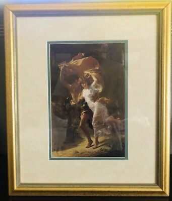 "The Storm" 1880 by Artist Pierre-Auguste Cot French Custom Decor Gild ...