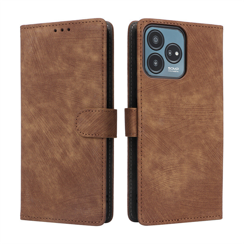 For Optus X Tap 3 new Matte Leather Wallet Flip Phone Case Cover Screen ...