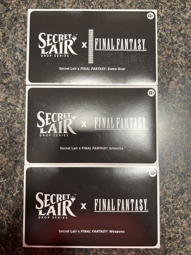 MTG Secret Lair x FINAL FANTASY English NON-FOIL Bundle Only NO PROMO ...