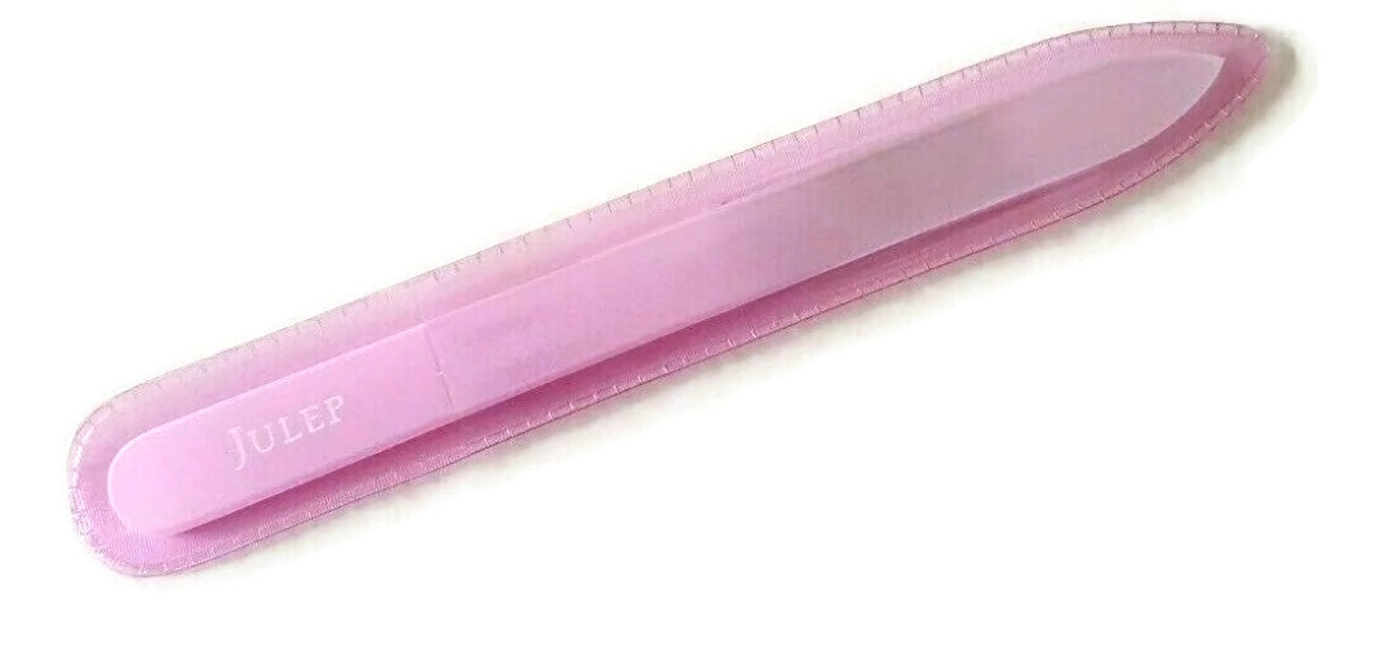 Pack of 10 Julep Crystal Glass Pink Nail Files Fine Grit Professional ...