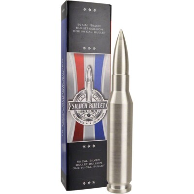 .50 Bmg / Caliber Bullet Shaped 10 oz Silver Piece | eBay