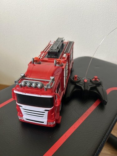 Red Radio-Controlled Fire Truck With Remote Control | eBay