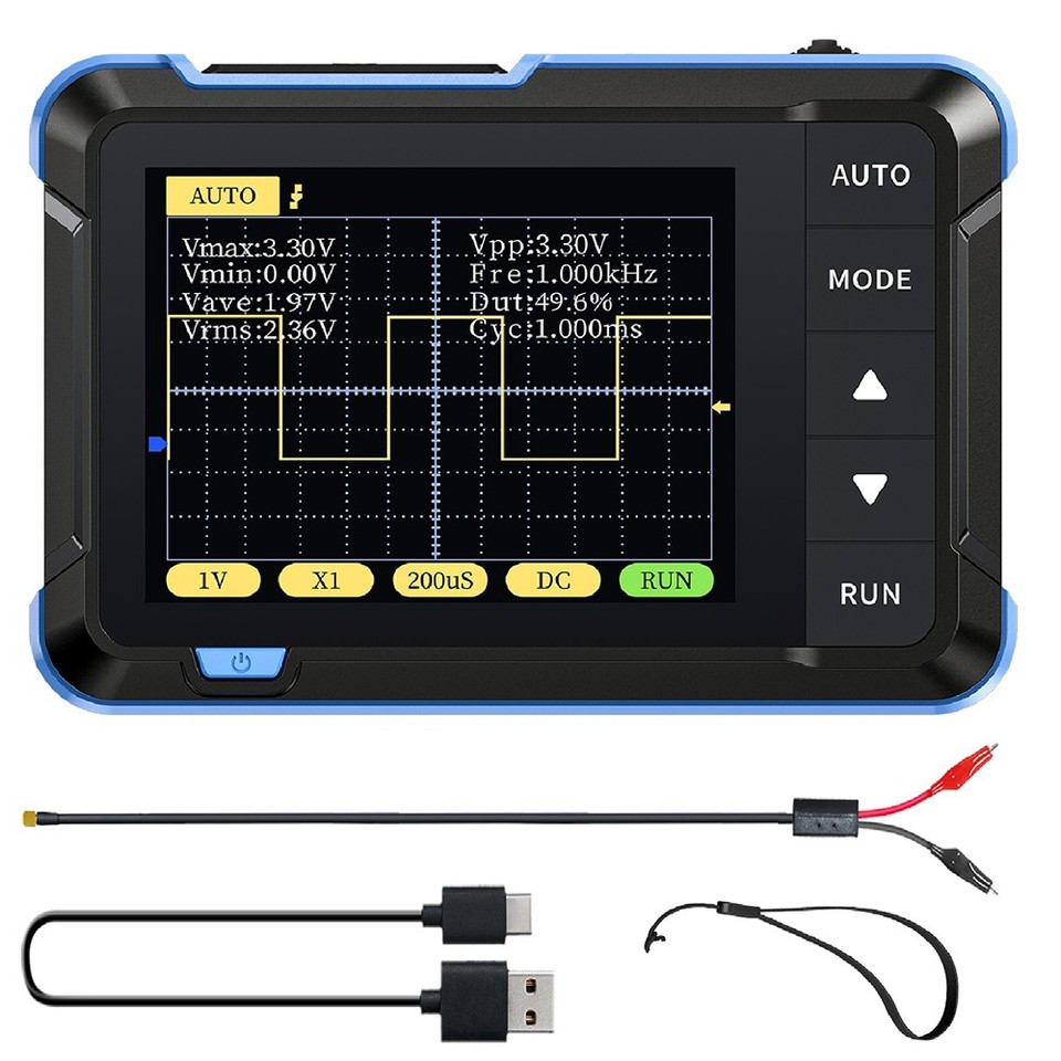 DSO152 Handheld Small Oscilloscope Portable Digital Oscilloscope 2.5MS ...