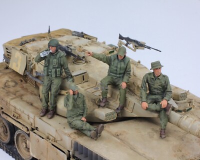 PreSale ProPainted 1:35 Israeli IDF Tank Crews (04 figures) | eBay