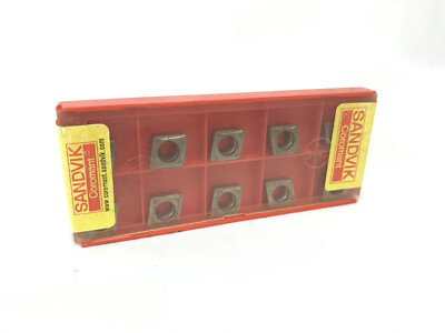 (10) Sandvik CCMT 09 T3 08-UF CCMT 3(2.5) 2-UF Grade 515 Carbide Milling Inserts | eBay