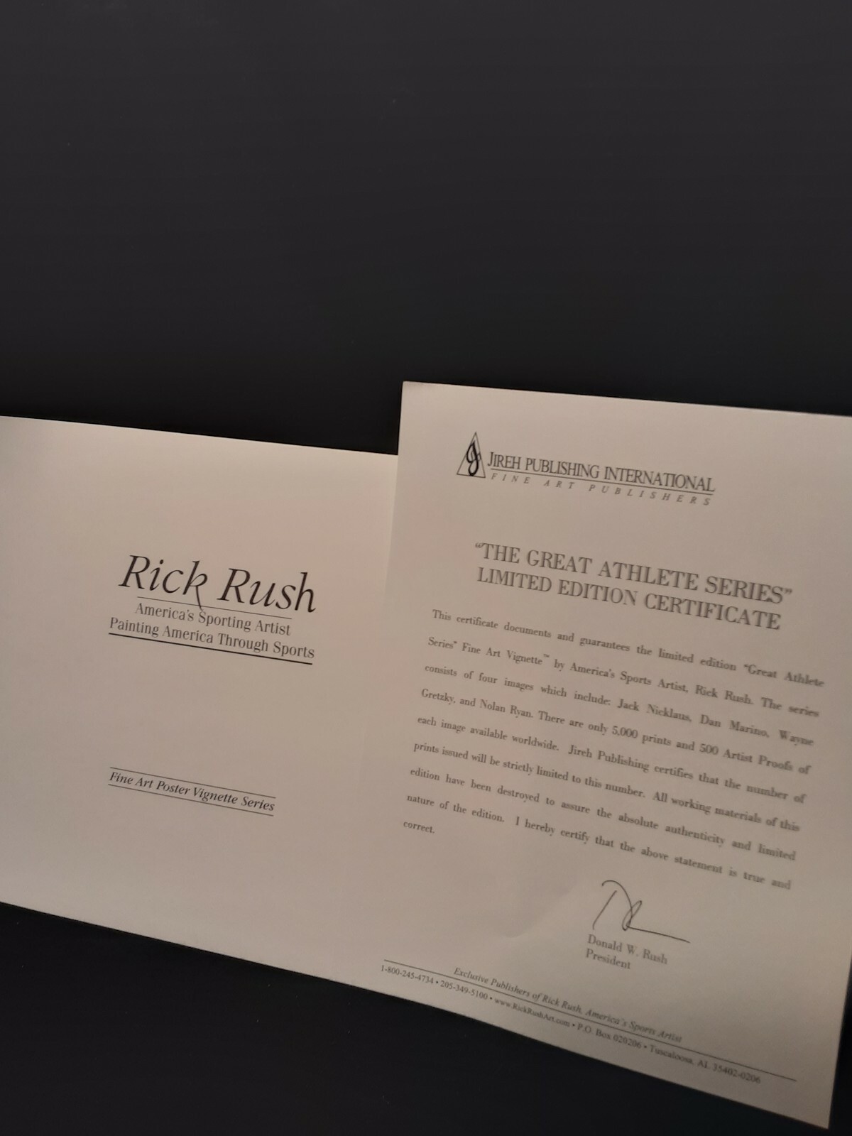 Jack Nicklaus By Rick Rush Art "Golden Bear" Print Limited Edition | eBay