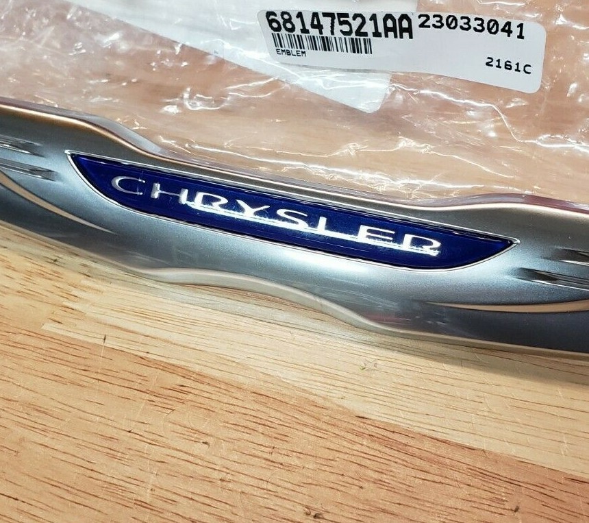 Deck Lid Emblem Front Mopar 68147521AA Fits 11-14 CHRYSLER 300 for sale ...