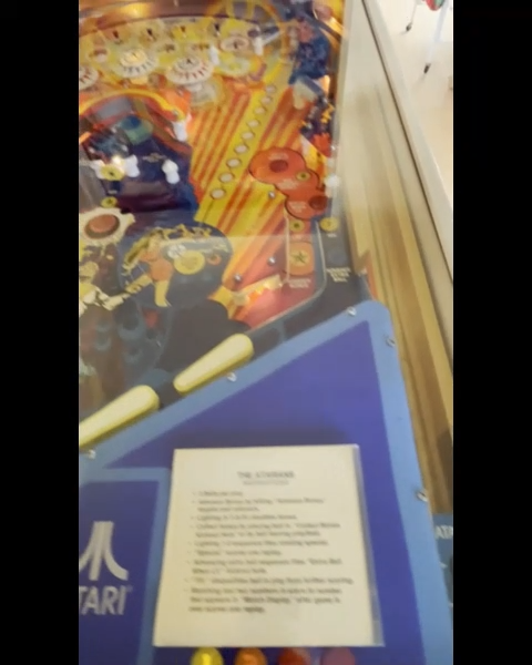 Full-size pinball machine, The Atarians, never on location, complete ...