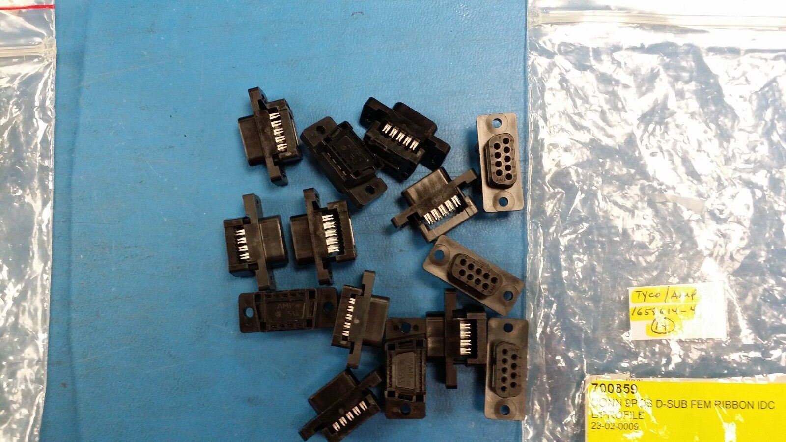 (1 PC) 1658614-4 TYCO CONN D-SUB FEMALE RCPT 9POS STR IDC ROHS | eBay