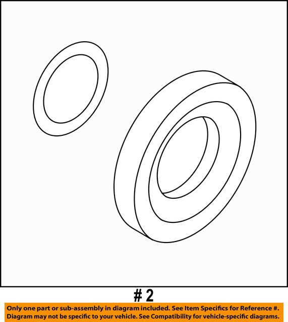 BMW 33107564416 Genuine OEM Factory Original Axle Seal for sale online ...