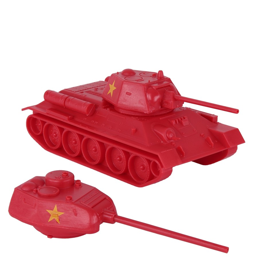 BMC CTS WW2 Soviet T-34 Tank Classic Toy Soldier Plastic Russian T34 ...