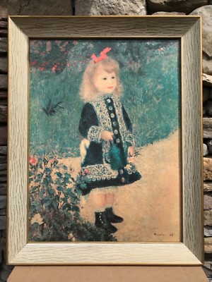 FRAMED REPRINT “ GIRL WITH WATERING CAN “. BY PIERRE-AUGUSTE RENOIR | eBay