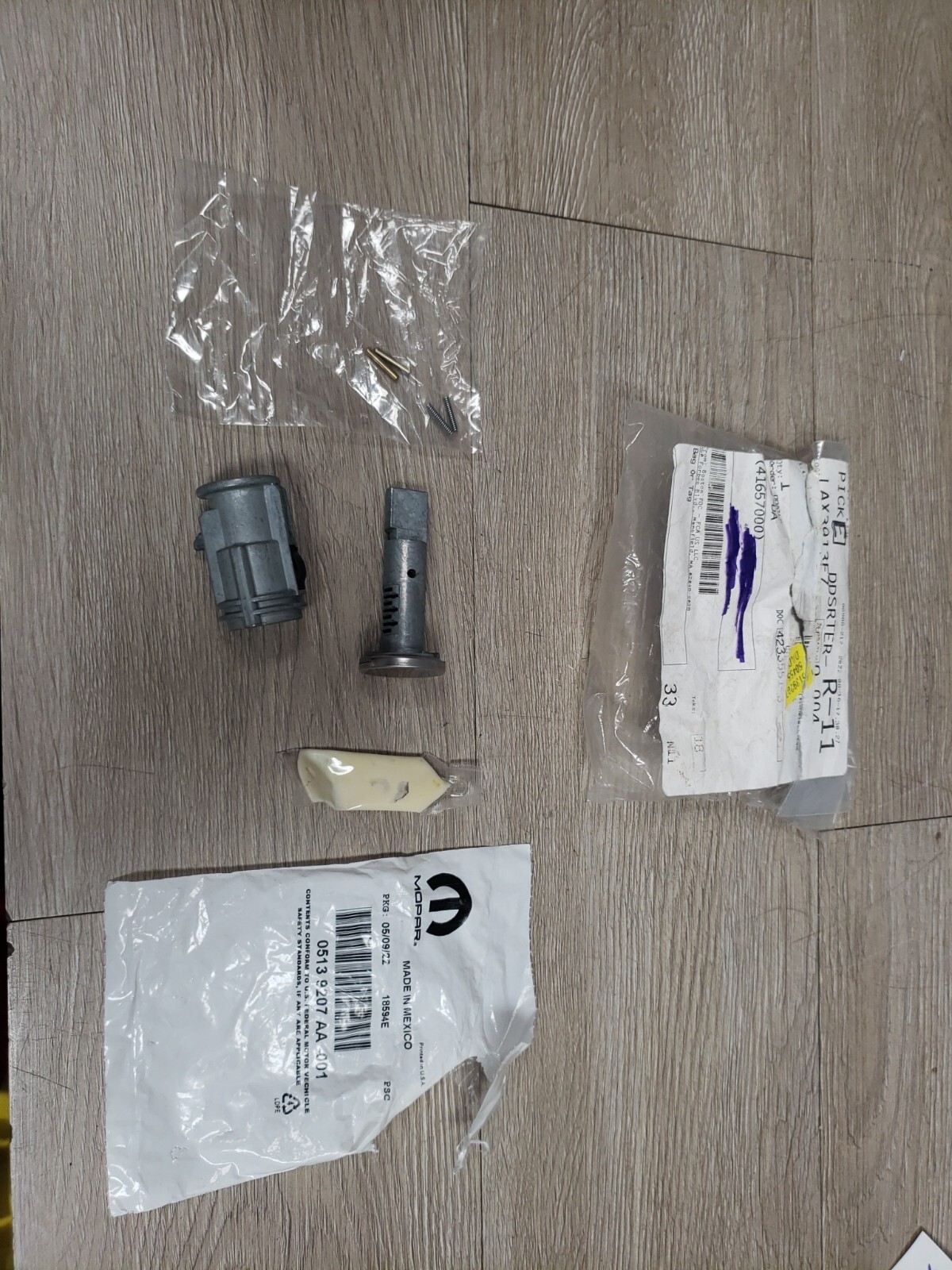 Mopar 05139207AA Lock Cylinder (INCOMPLETE - NO Tumblers or Springs) E4 ...