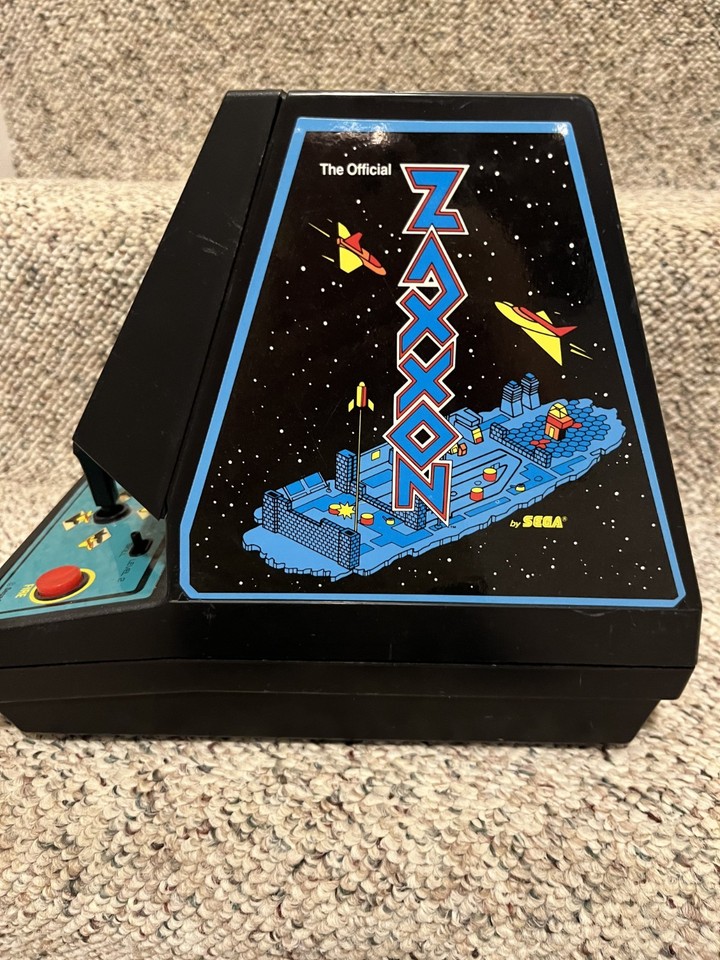 COLECO ZAXXON BY SEGA VINTAGE 1982 - TABLETOP MINI ARCADE GAME - TESTED ...