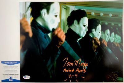 Tom Morga Signed Halloween 4 Michael Myers 11x14 Photo A Autograph BAS ...