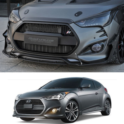 2012-2017 Hyundai Veloster Turbo Front Radiator Grill Black Matt | Grille