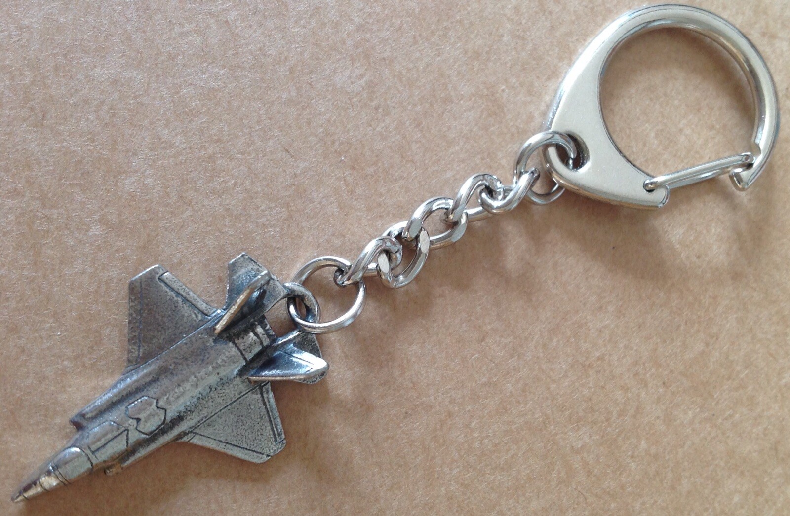 F35 Fighter Jet Keyring - Beautiful Pewter 3D Keychain | eBay