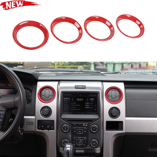 Air Conditioner Vent Outlet Cover Trim for Ford F150 2009-14 Red ...