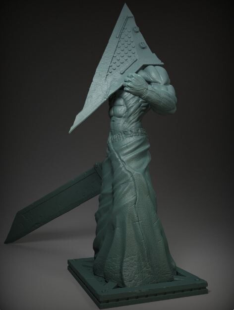 Silent Hill Pyramid Head 8" 3d Printed Model | eBay