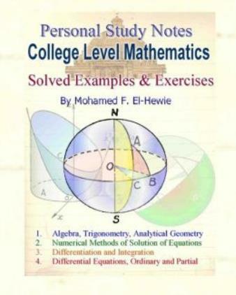 College Level Mathematics Personal Study Notes: Solved Examples ...
