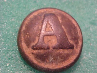 CIVIL WAR C.S.A. CONFEDERATE A ARTILLERY CAST BUTTON DUG | eBay