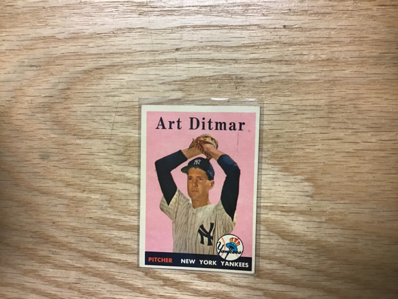 1958 Topps Baseball Art Ditmar New York Yankees Card #354 | eBay