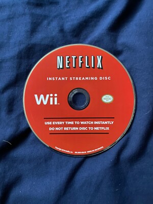 Netflix Instant Streaming Nintendo Wii Disc | eBay