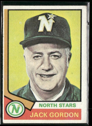 1974-75 Topps Jack Gordon #238 Minnesota North Stars | eBay