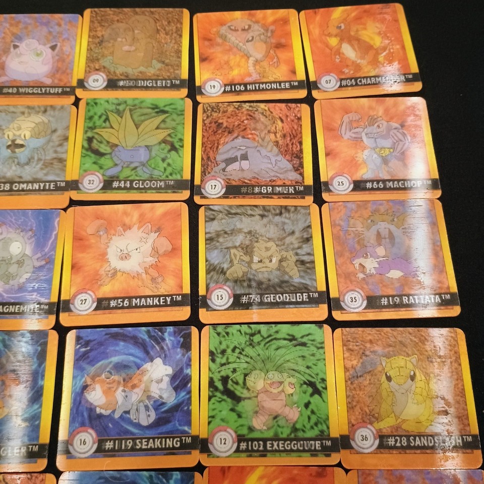 Pokemon Vintage 1999 Lenticular 3D Action Flipz Premier Ed Series One ...