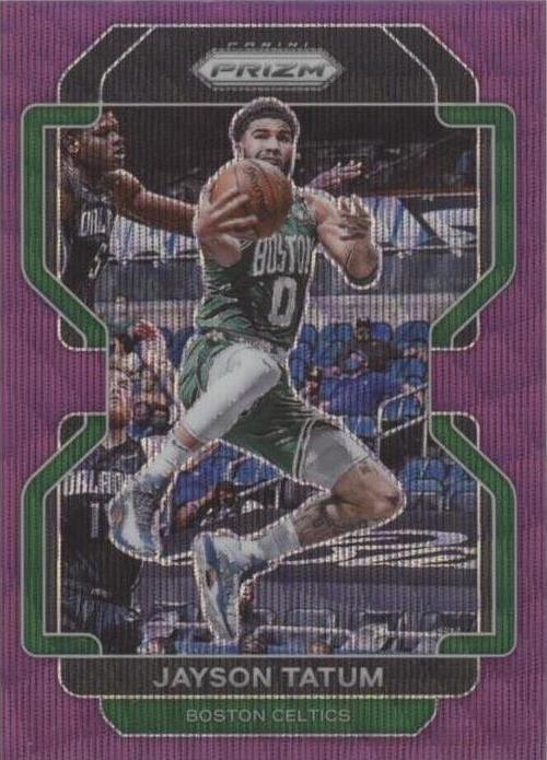 2021-22 Panini Prizm - Jayson Tatum #13 Purple Wave Prizm for sale ...